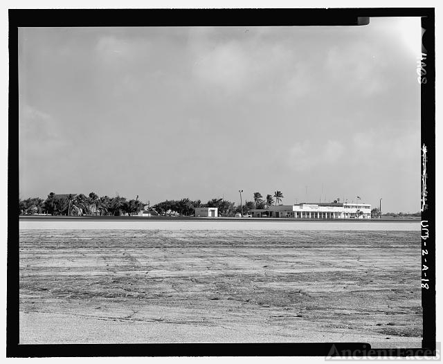 WAKE ISLAND AIRFIELD TERMINAL, BUILDING 1502 LOOKING...