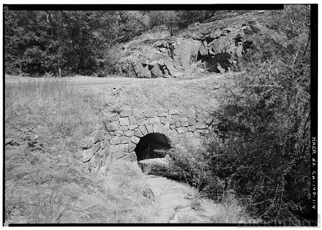 CULVERT WITH STONE HEADWALL, FACING NORTHEAST - Generals...