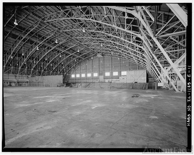 11. Hangar bay looking southwest. - Chanute Air Force...