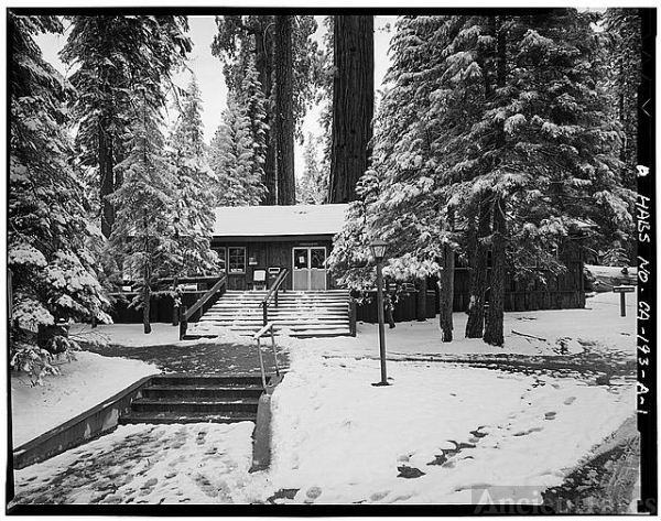 1. EXTERIOR, NORTH VIEW - Giant Forest Lodge Historic...
