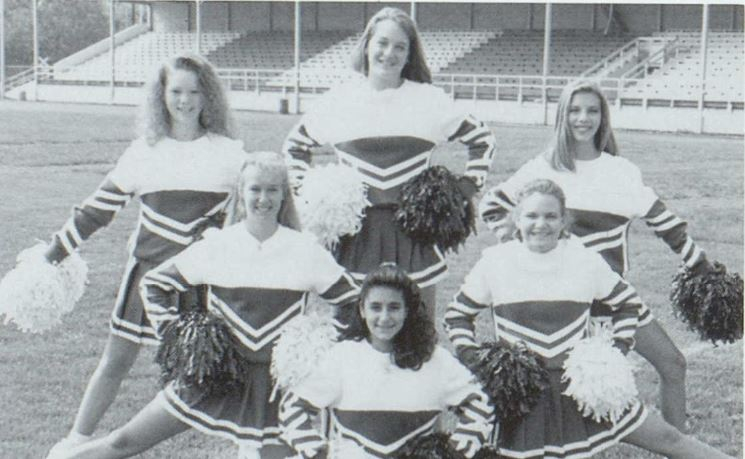 Freshman Cheerleaders at Martins Ferry High School Ohio 1995