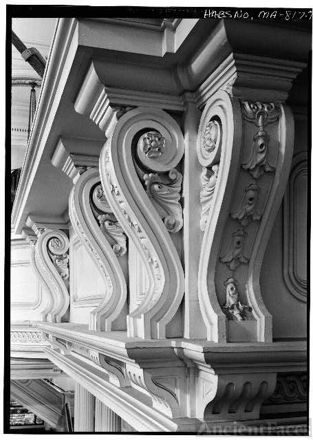 7. BRACKETS ALONG EXTERIOR OF BALCONY, EAST END