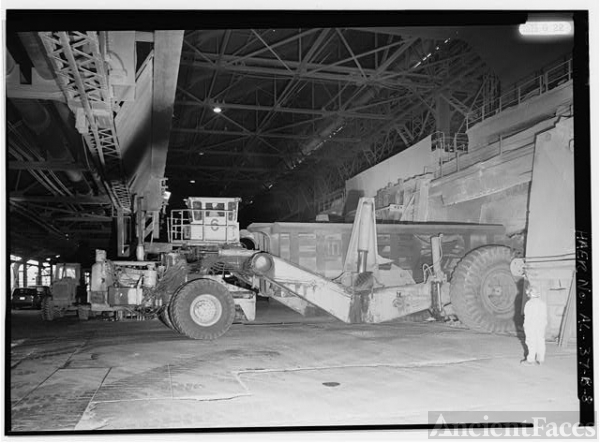 8. INTERIOR VIEW WITH SCRAP HAULER DUMPING SCRAP (C....
