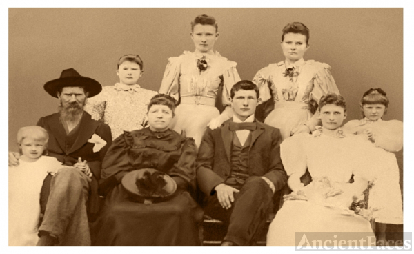 Charles Henry Autrey Family - 1894