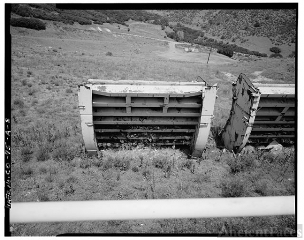 8. WEST FLAME DEFLECTOR FROM REINFORCED CONCRETE SLAB...