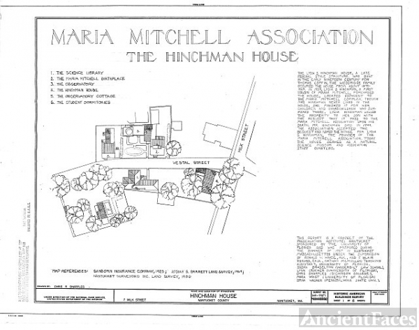 HABS MASS,10-NANT,97- (sheet 1 of 15) - Hinchman House, 7...