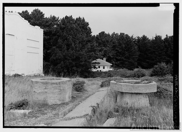 6. VIEW NORTHWEST BY 330 DEGREES OF OCTAGONAL BASES FOR...