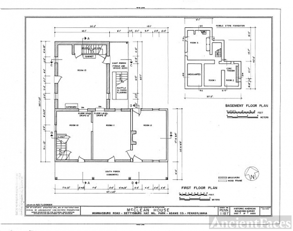 HABS PA,1-GET.V,8- (sheet 2 of 7) - McClean House,...