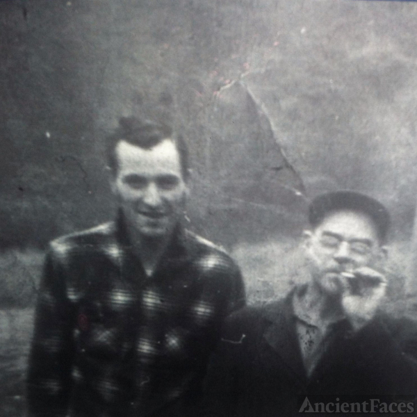 Fred and his father, Bruce
