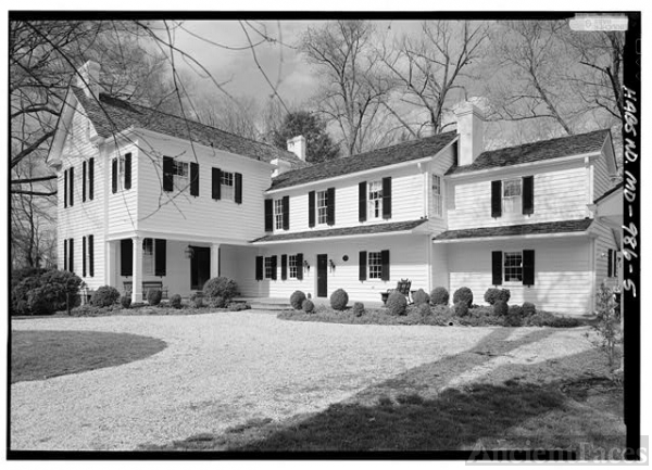 5. PERSPECTIVE VIEW OF SOUTH (REAR) OF MAIN BLOCK AND...