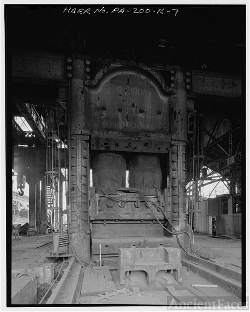 7. FRONT VIEW OF No. 1 PRESS. - U.S. Steel Homestead...