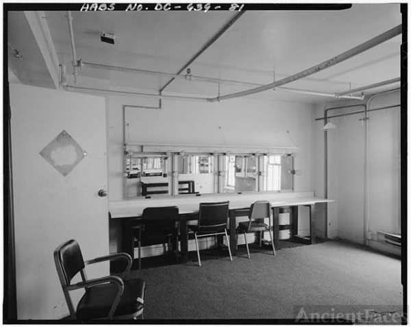 81. Stage right, third floor, looking south, dressing...