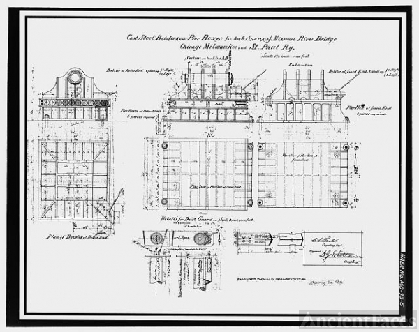 5. Photo of original construction drawing, dated...