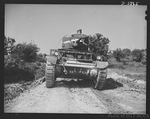 Fort Knox, Kentucky. Light tanks. This light tank, used...