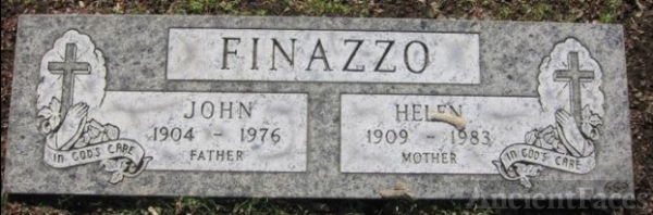 John Anthony & Helen Finazzo Gravesite