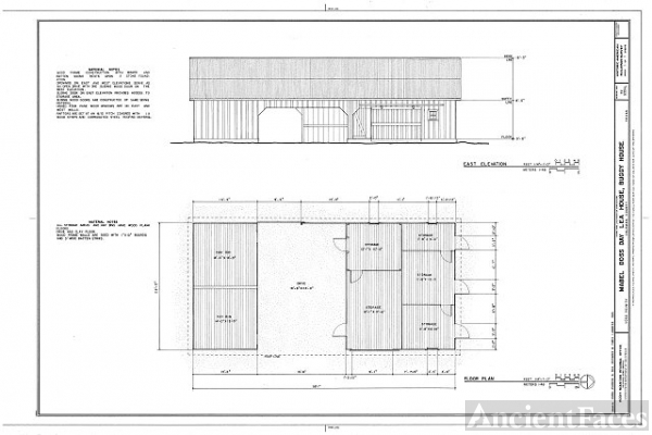 HABS TEX,42-VOS.V,8L- (sheet 1 of 1) - Mabel Doss Day Lea...