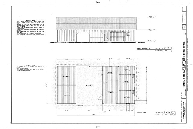 HABS TEX,42-VOS.V,8L- (sheet 1 of 1) - Mabel Doss Day Lea...