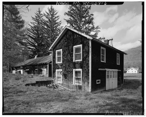 6. VIEW NORTH, CONE DRYING SHED, SEED EXTRACTOR BUILDING,...