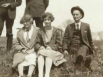 Mary, Frances and Ethan Farnum