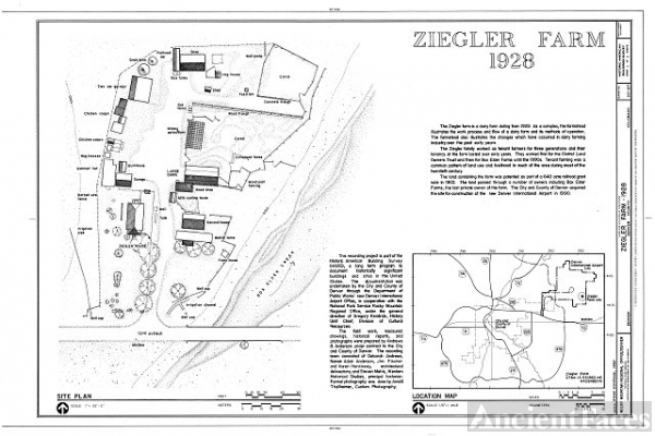 HABS COLO,16-DENV,76- (sheet 1 of 1) - Ziegler Farm,...