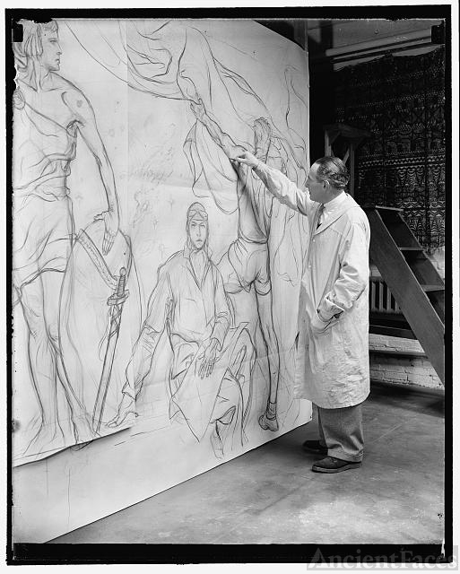 Mr. Rosen, artist for Polish [...] at World's Fair