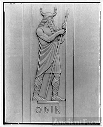 Library of Congress (John Adams Building). Figure of Odin...