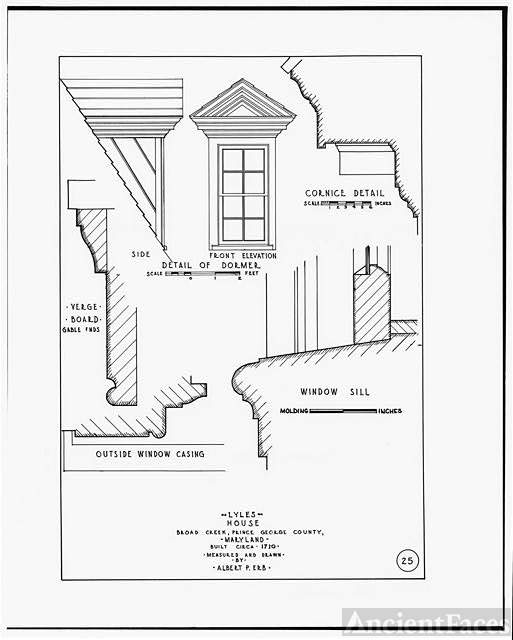 7. DETAILS OF DORMER, CORNICE, WINDOW SILL AND VERGE...