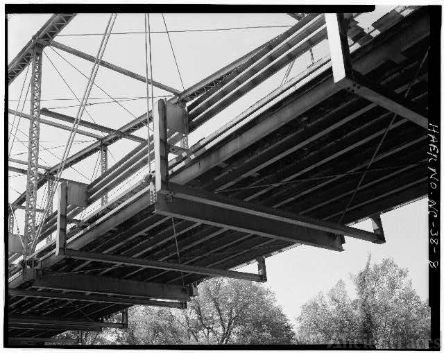 8. VIEW OF BRIDGE FOOTING - Berry Hill Bridge, Spanning...