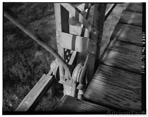 11. DETAIL OF PANEL POINT, LOWER CHORD, WEST THROUGH...