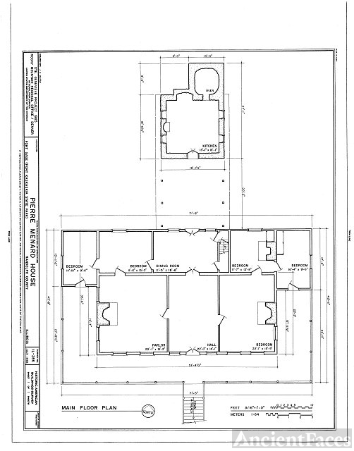 HABS ILL,79-FORGA,1- (sheet 1 of 1) - Pierre Menard...
