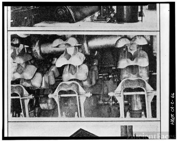 66. Credit JE. Buckets and deflector hoods of...