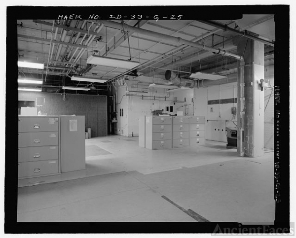MTR BUILDING, INTERIOR, TRA-603. BASEMENT. CAMERA IS IN...
