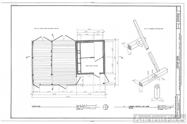 HABS PA,1-GET.V,1A- (sheet 2 of 8) - Lydia Leister Barn,...