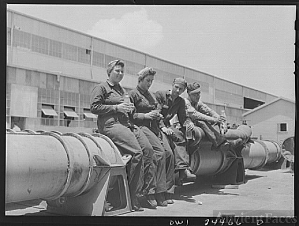 Higgins shipyards, New Orleans, Louisiana. Shipyard...