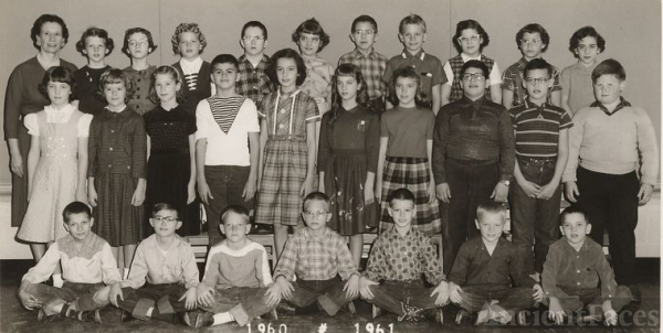Garrison School, Gr 5, 1960-1961, named