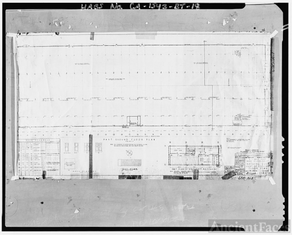 Photocopy of drawing located at National Archives, San...