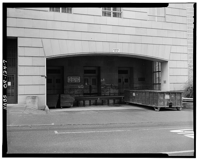 7. LOADING DOCK SOUTH FACADE - U.S. Courthouse, 620...