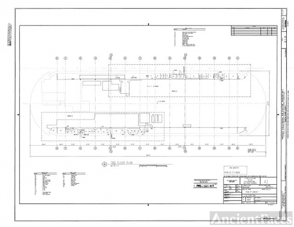 Original Drawing - Third Floor Plan - Naval Air Station...