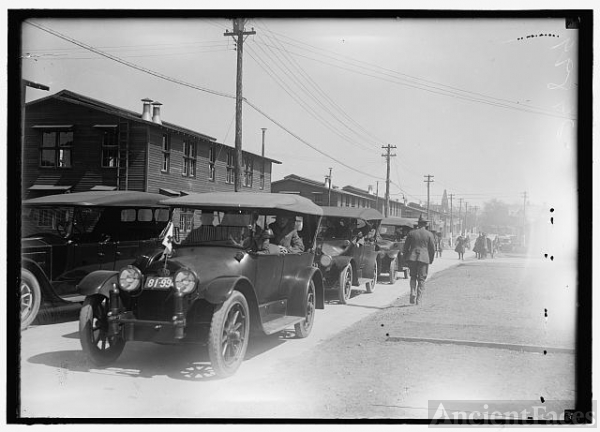 RED CROSS MOTOR CORPS AT CAMP MEIGS