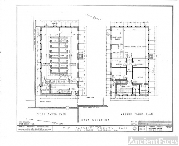 HABS NJ,16-PAT,3- (sheet 9 of 19) - Passaic County Jail
