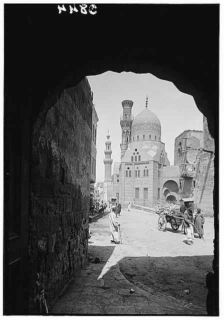Egypt. Cairo and Memphis, etc. Cairo. Street scene....