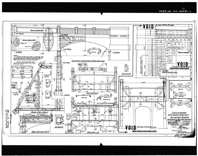 7. EAST AND WEST APPROACH DETAIL - Hayden Arch Bridge,...