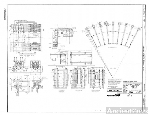 Original Drawing - Main Door Bolsters & Trucks - Naval...