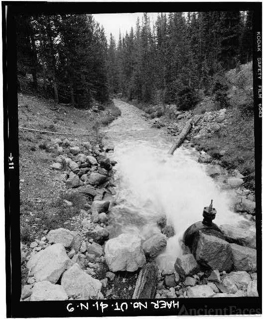 9. VIEW OF DOWNSTREAM OUTLET VALVE AND OUTLET CHANNEL,...