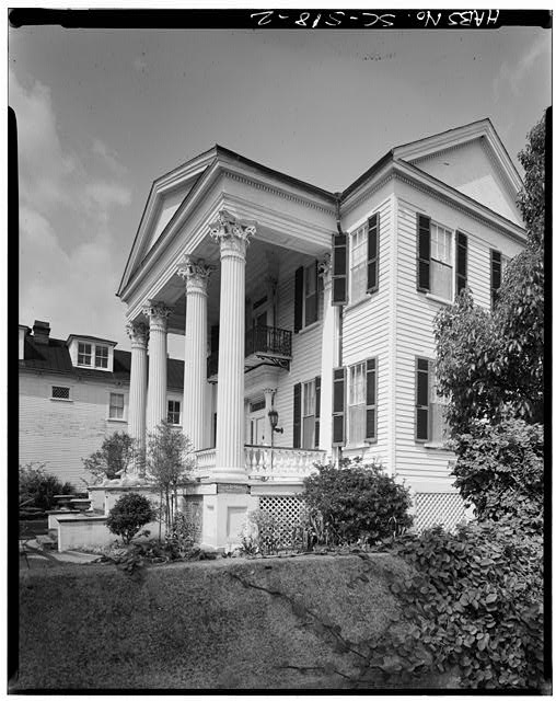 2. VIEW OF PORCH, FROM SOUTHEAST - Chisholm-Alston House,...