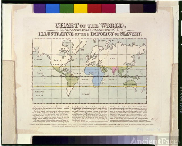 Chart of the world, on Mercator's projection....