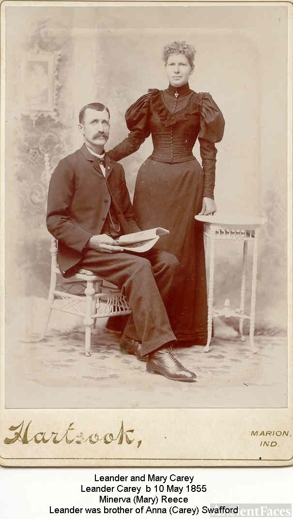 Leander & Minerva Mary(Reece) Carey