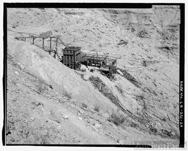 OVERVIEW OF UPPER TRAM TERMINAL, TRAM TRESTLE, PRIMARY...