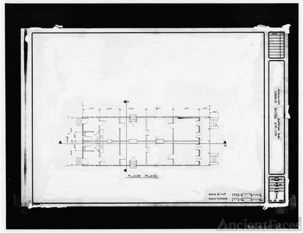 1. Photocopy of blueprint (See field records for original...
