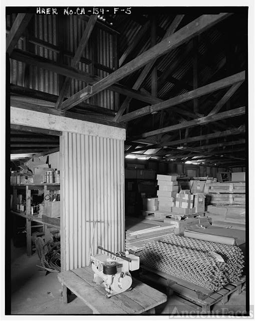 5. INTERIOR VIEW SHOWING RAFTER CONSTRUCTION. SOUTHERN...